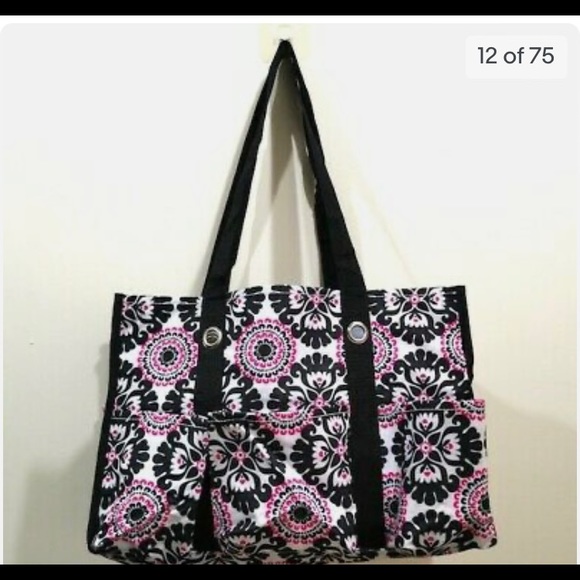 thirty-one | Bags | Thirtyone Organizing Utility Tote Bag In Pink Pop ...